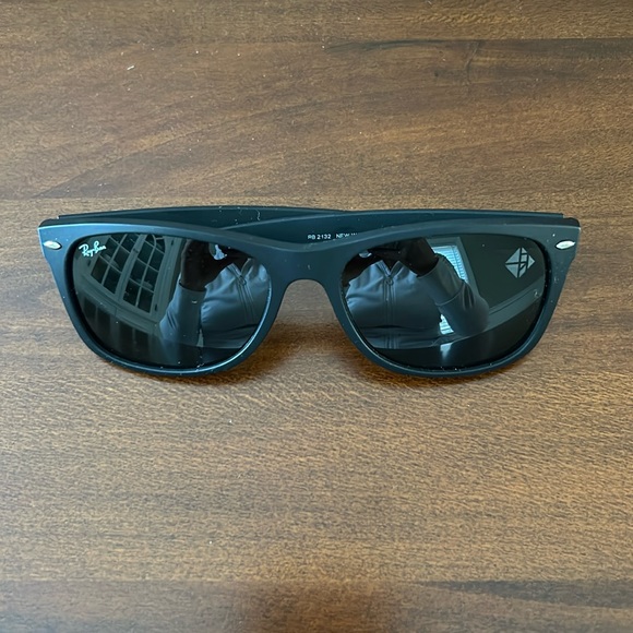 Ray-Ban | Accessories | Rayban Matte Black Wayfarer | Poshmark